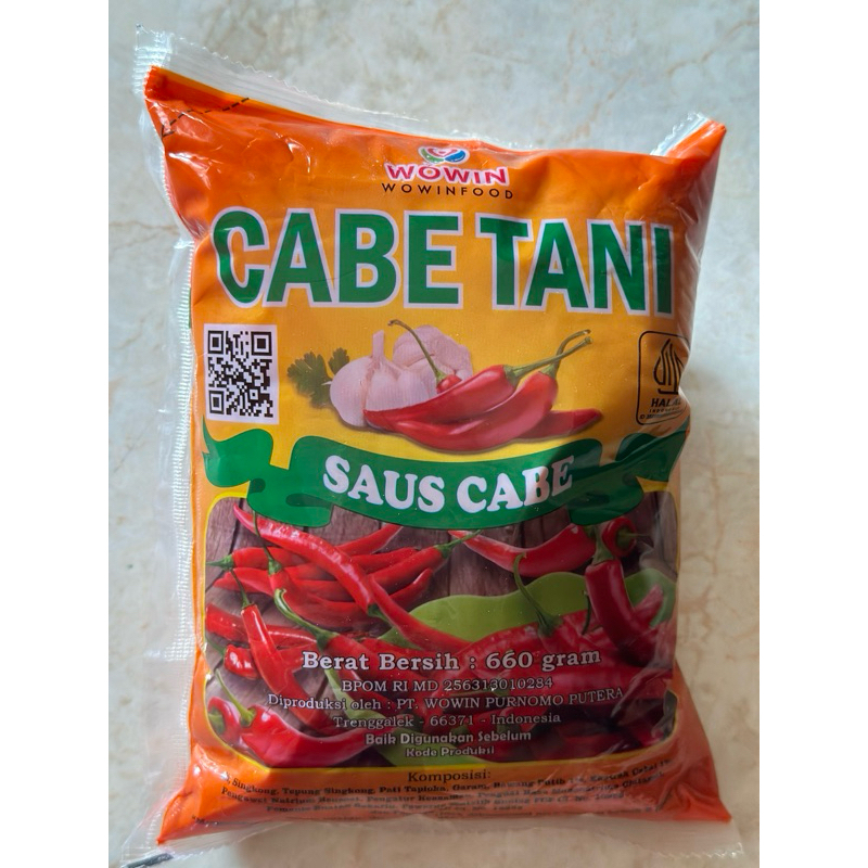 Jual SAOS CABAI TANI 660 gr | Shopee Indonesia