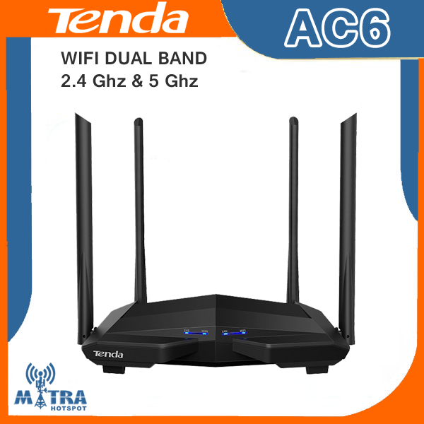 Jual TENDA AC6 DUAL-BAND WIFI AP ROUTER (AC1200) | Shopee Indonesia