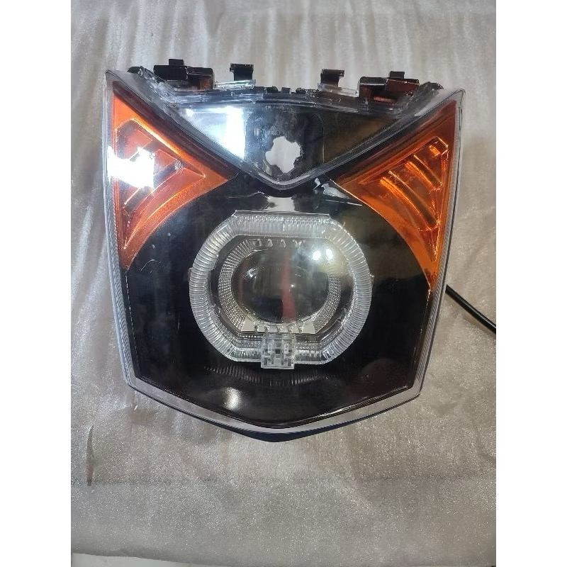 Jual reflektor beat FI 2013-2015 custom hitam oren proji biled ala ala ...