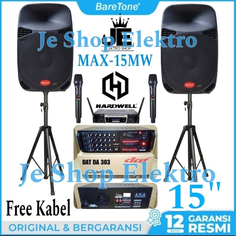 Jual Paket sound system pasif 15 inch baretone outdoor paket sound ...