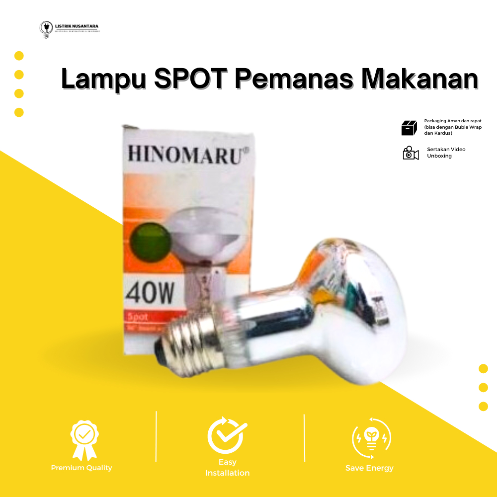 Jual Lampu Spot Pemanas Penghangat Ayam Goreng | Lampu Usaha Fried ...