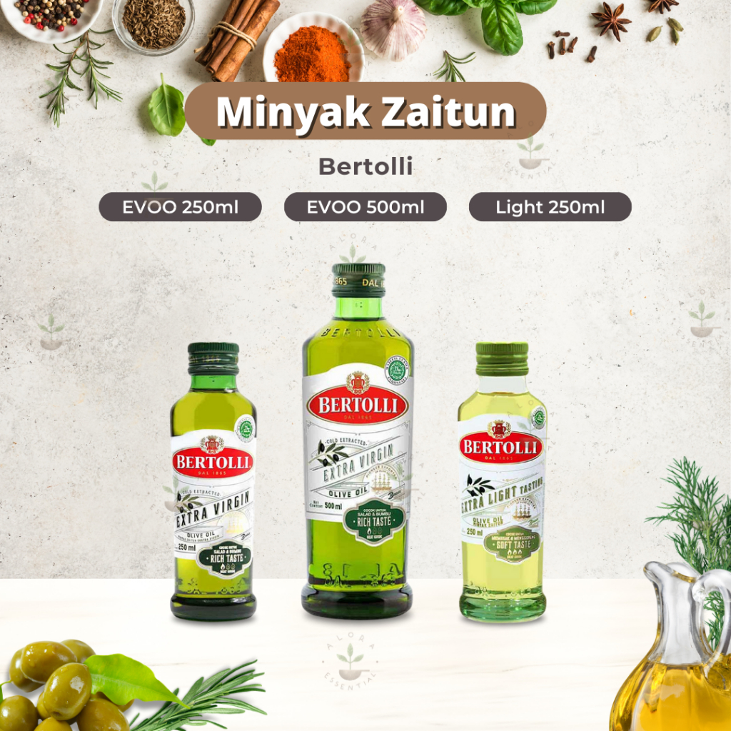 Jual Bertolli Minyak Zaitun EVOO Virgin Olive Oil | Shopee Indonesia
