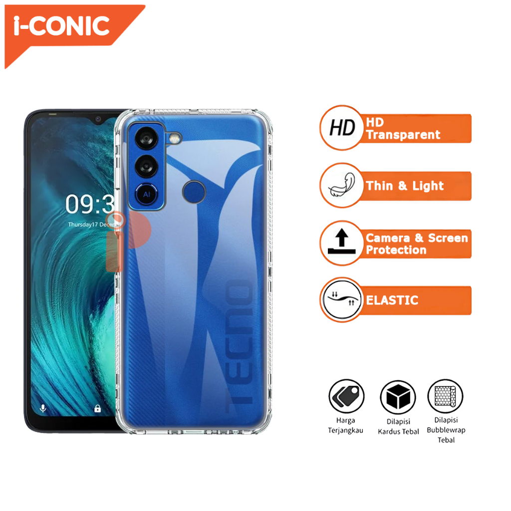 Jual Case Tecno Pop 5 Lite New Casing Ultrathin Softcase Clear HD ...
