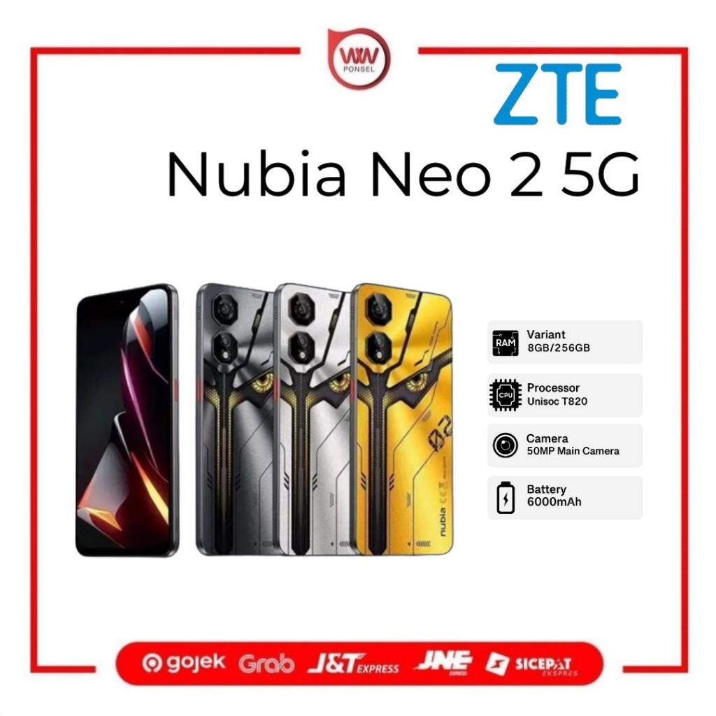 Jual Hp Nubia Neo 2 5G Ram 8GB Internal 256GB Garansi Resmi | Shopee ...