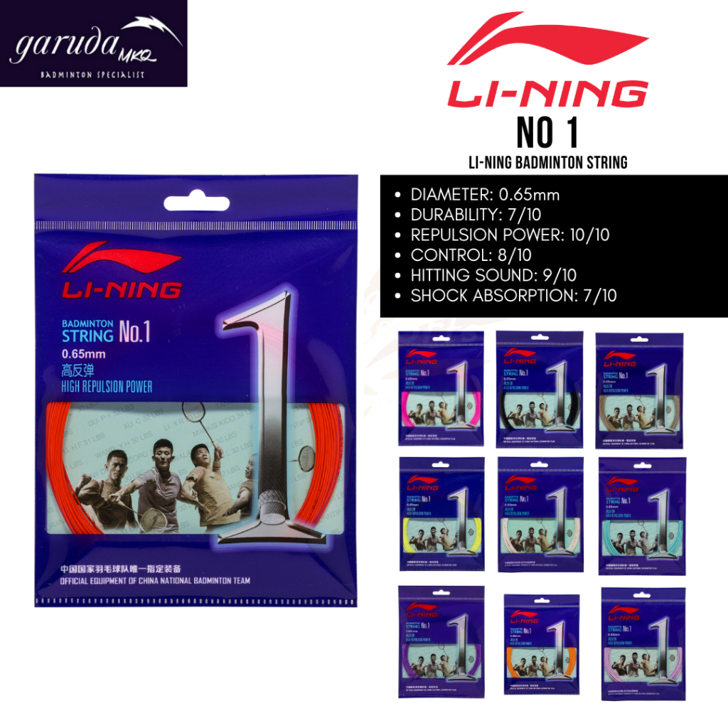 Jual Senar Badminton Lining No1 Li Ning No.1 Lining No 1 | Shopee Indonesia