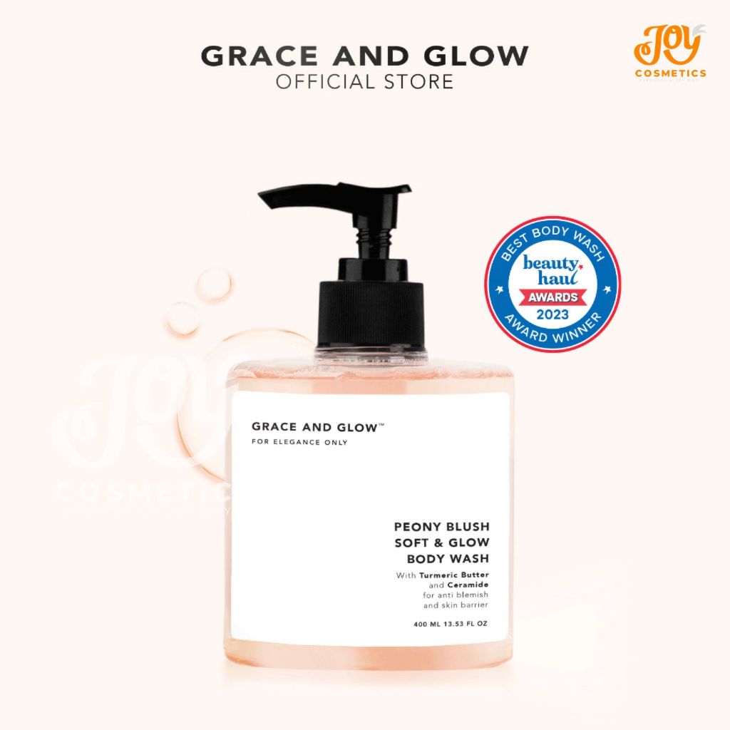 Jual Grace and Glow Peony Blush Soft & Glow Body Wash | Shower Gel ...