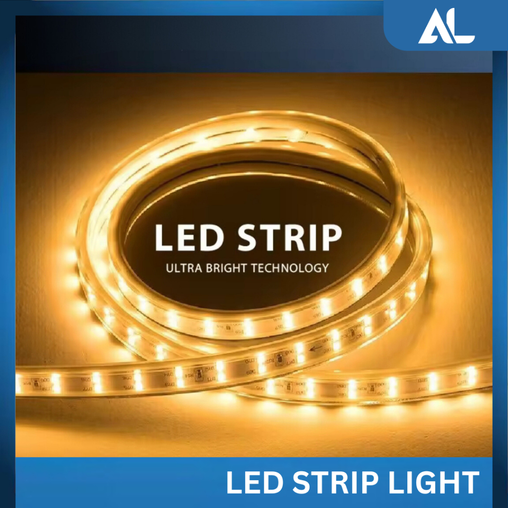 Jual Lampu LED Strip 2835 mata rapat per meter 120 LED DC 12V 10m 10 ...