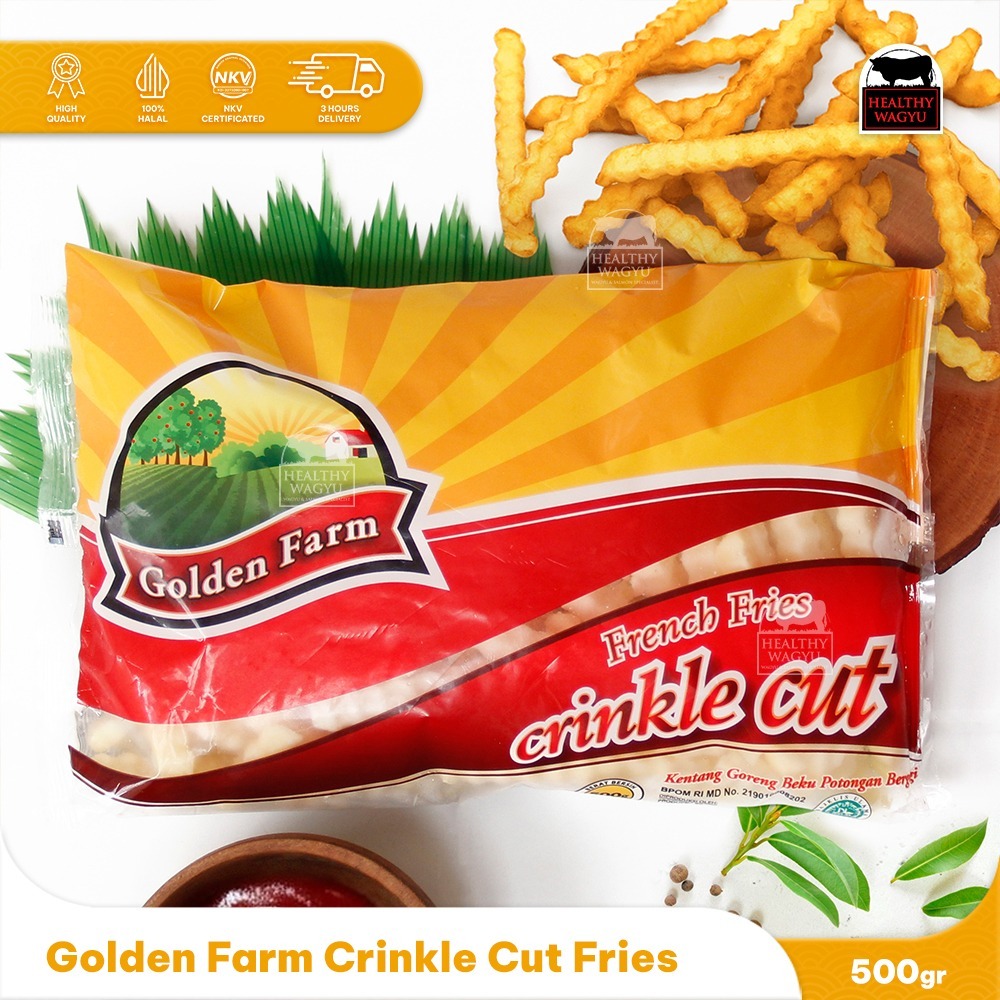 Jual Golden Farm French Fries Crinkle Cut Kentang Goreng CRINKLE CUT ...