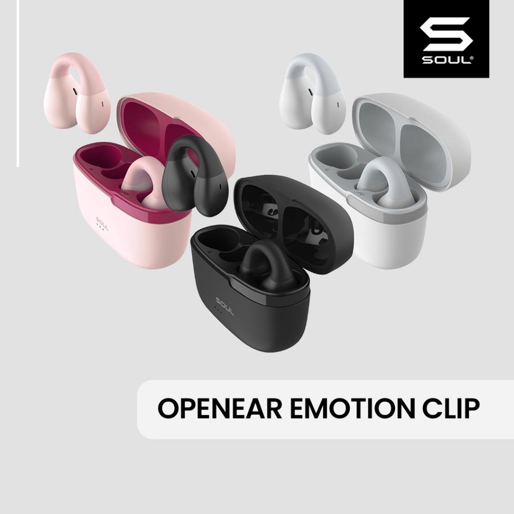 Jual SOUL Open Ear Emotion Clip Air Conduction Earphone Ultra ...