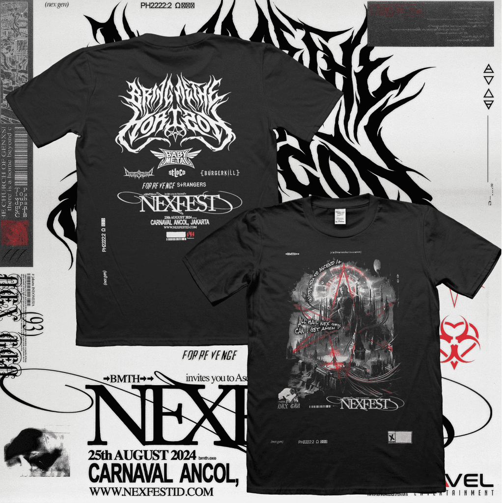Jual Magnitude T-Shirt Bring Me The Horizon BMTH - Nex Fest ID 2024 ...