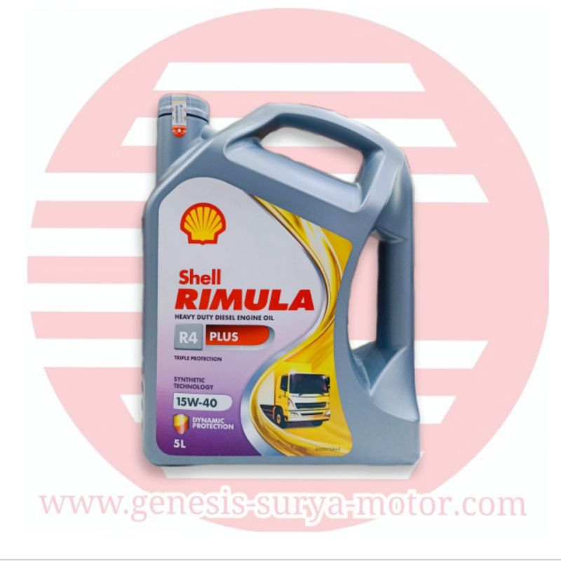 Jual Oli Shell Rimula R4 Plus GALON SAE 15W40 5 Liter (Diesel) | Shopee ...