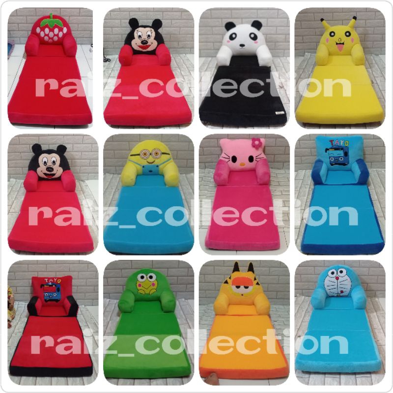 Jual sofa lipat anak 3 lipat/sofa bed anak maksimal 4th | Shopee Indonesia