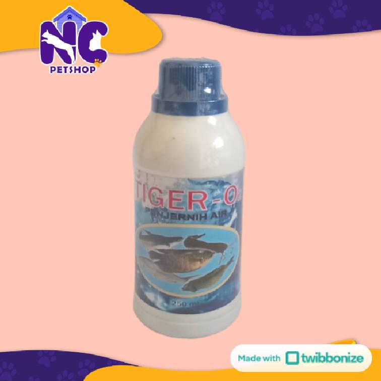 Jual TIGER O2 250ML - Cairan Penjernih air kolam ikan koi lele nila ...