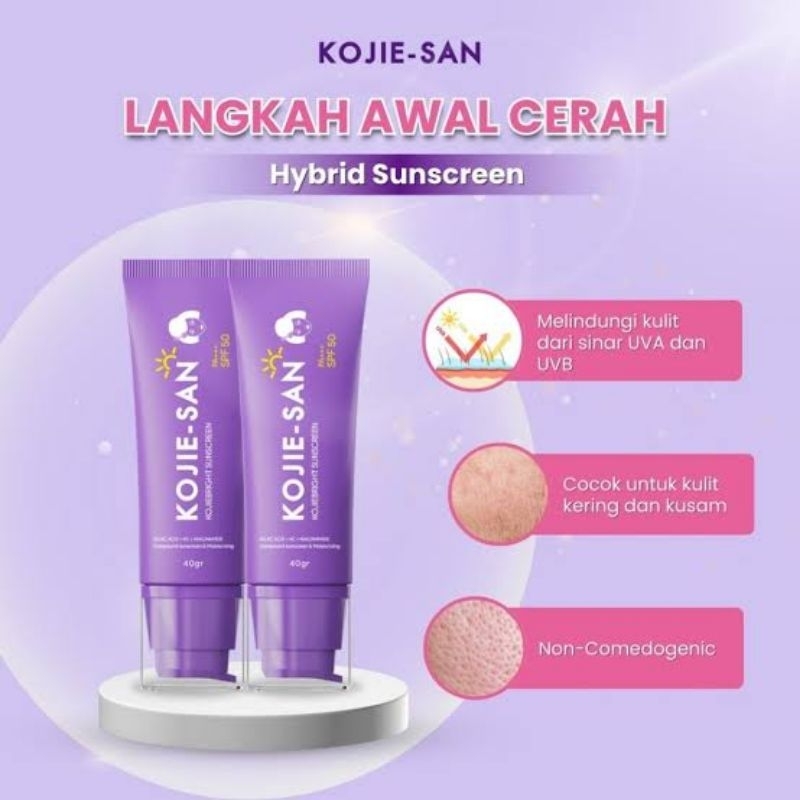 Jual Kojie-san Hybrid Sunscreen Spf50 pa+++ | Shopee Indonesia