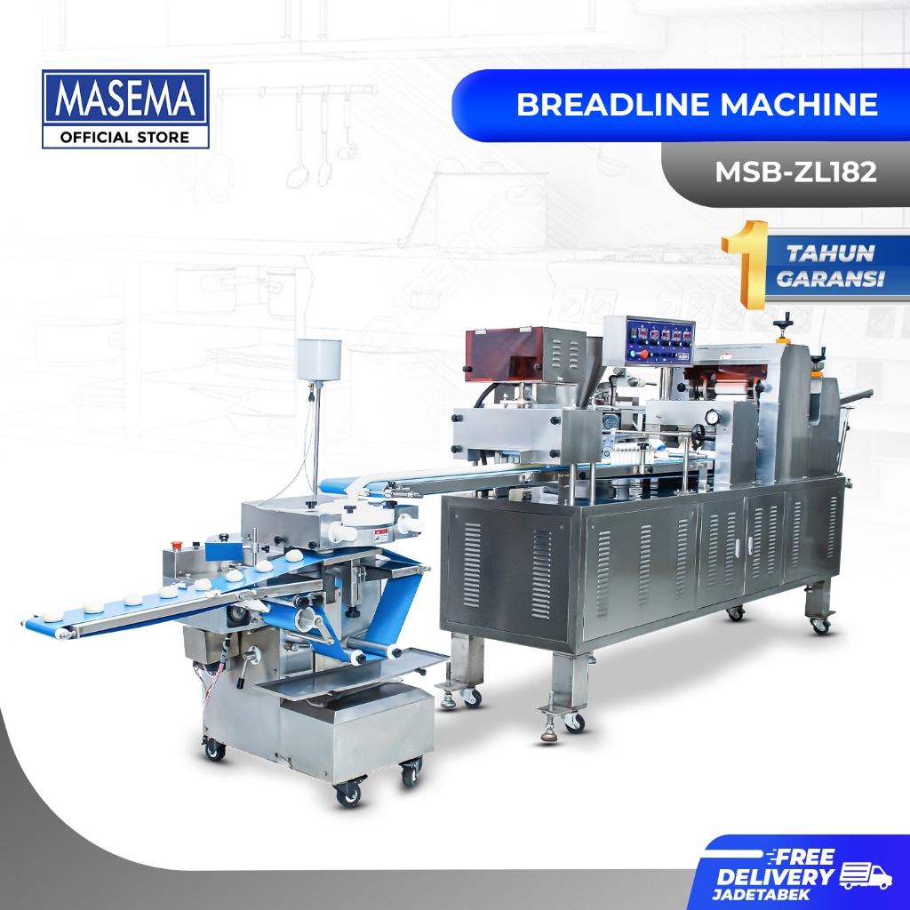 Jual MASEMA BREADLINE MACHINE - Mesin Otomatis Pembuat Roti MSB-ZL182 | Shopee Indonesia