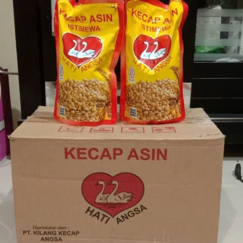 Jual Kecap Asin Angsa 600ml Refill Dus 12 x 600ml / Kecap asin angsa ...
