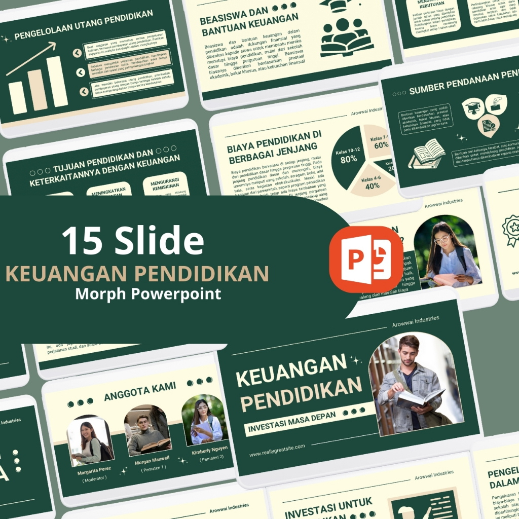 Jual Presentasi Pendidikan Keuangan - Template Powerpoint Pendidikan ...