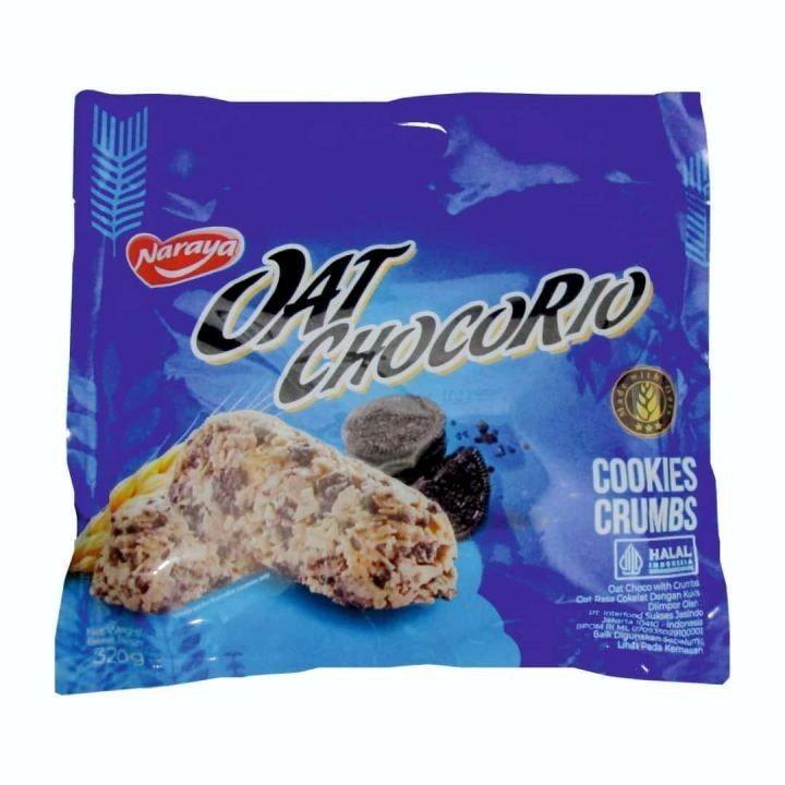 Jual Naraya Oat Choco Chocorio Cookies Crumbs Oat Cokelat Dengan Kukis ...