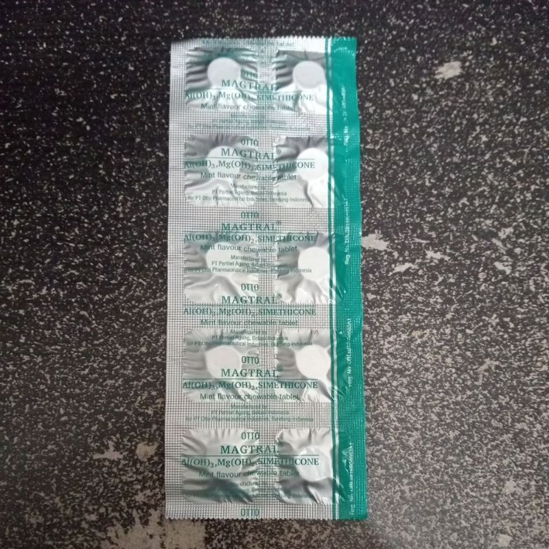 Jual MAGTRAL TABLET PER STRIP | Shopee Indonesia