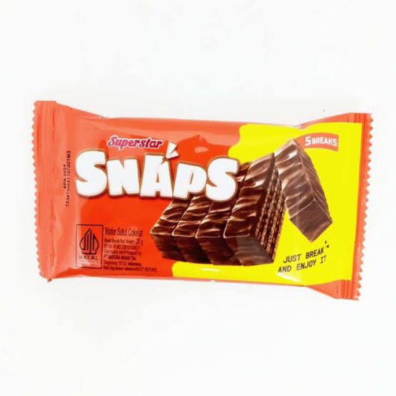 Jual superstar snaps wafer cokelat - superstar snaps - snaps wafer ...