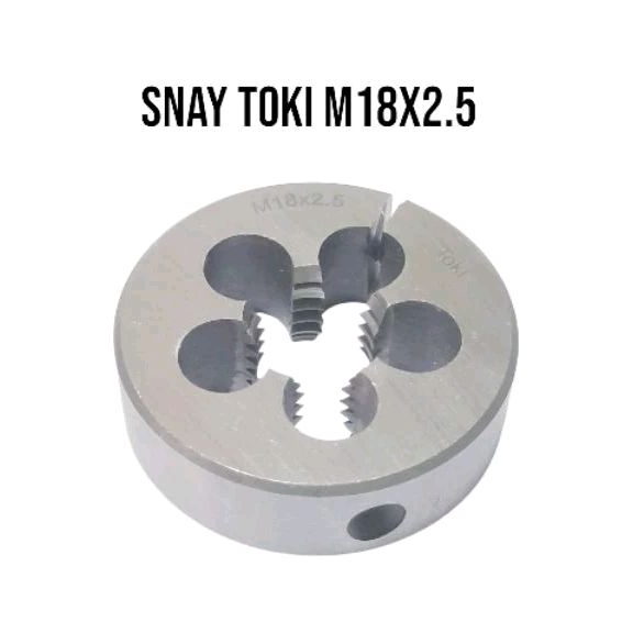 Jual SENAY TOKI M18X2.5 ADJUSTABLE ROUND DIES / Mata Senai M18 X 2.5 / Snay M18 x 2.5 / Snai M18 ...