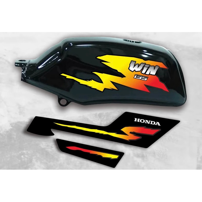 Jual stiker motor - striping HONDA WIN 100 sticker variasi - Racing ...