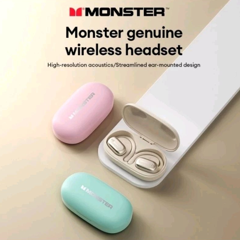 Jual Monster XKO13 TWS True Wireless Ear Hook Bluetooth 5.4 Jarak ...