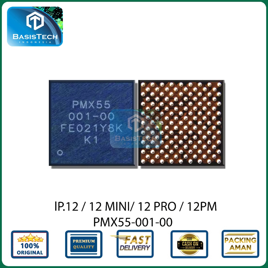 Jual IC POWER FOR IPHONE 12 / 12 MINI / 12 PRO / 12 PRO MAX - IC PMX55-001-00 | Shopee Indonesia