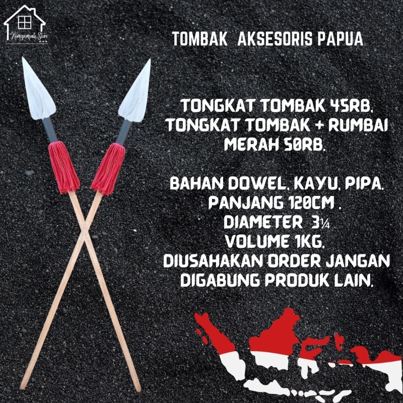 Jual Replika tombak tradisional - Replika tombak mainan suku daerah ...