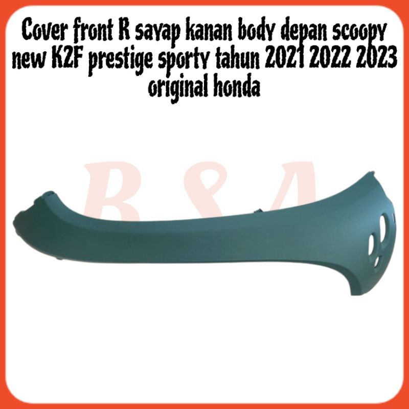 Jual Cover front R sayap kanan body depan scoopy new K2F prestige ...
