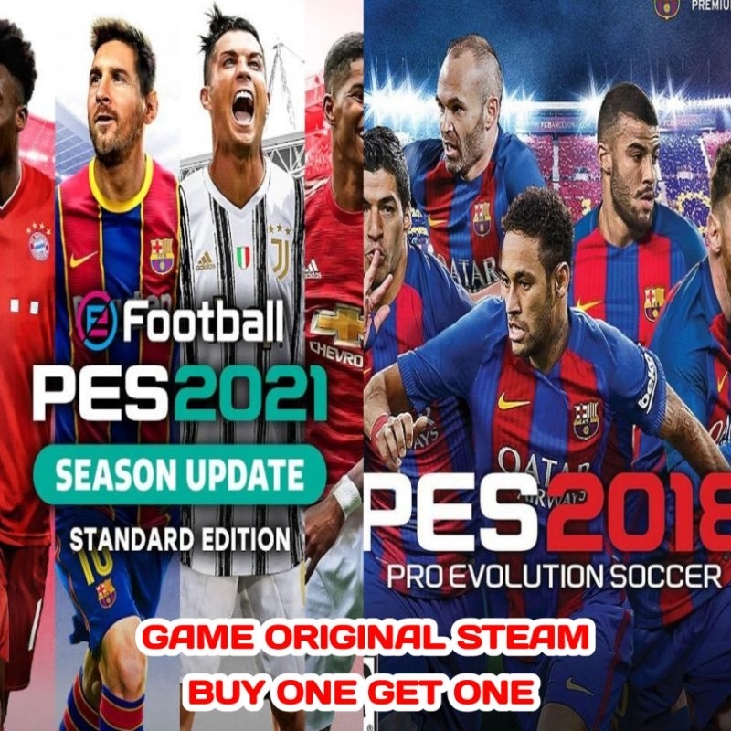 Jual Game Ori Steam Pes 2021 + Pes 2018 game akun sharing BUY ONE GET ...