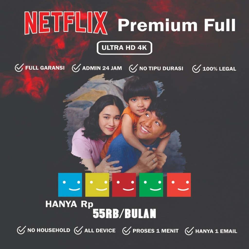 Jual NETFLXXX 1-3 BULAN DAN TAHUNAN 4K UHD PREMIUM BERGARANSI 100% AMANAH PREMIUN NETLIX ...