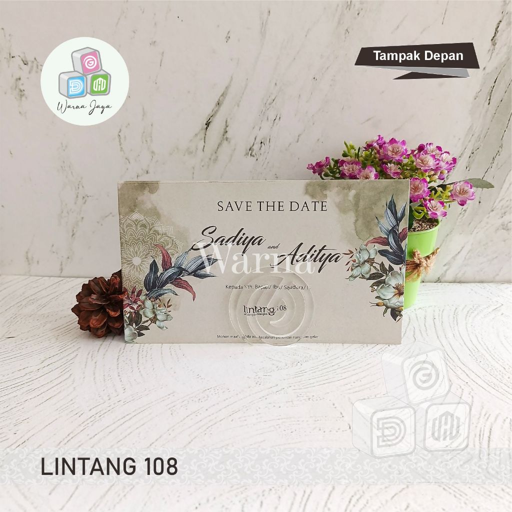 Jual Undangan Pernikahan Murah Mewah LINTANG 108 / Undangan Blangko ...