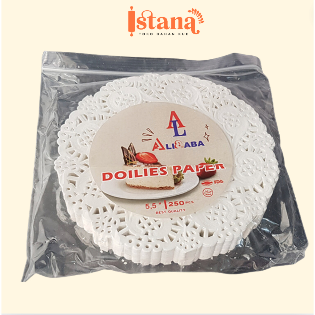 Jual PAPER DOILIES ALIBABA KERTAS ALAS KUE / ALAS TOPLES / KERTAS RENDA ...