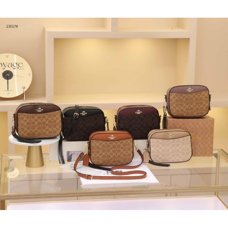 Jual New 23017 Camera Bag in Signature Canvas Crossbody | Shopee Indonesia
