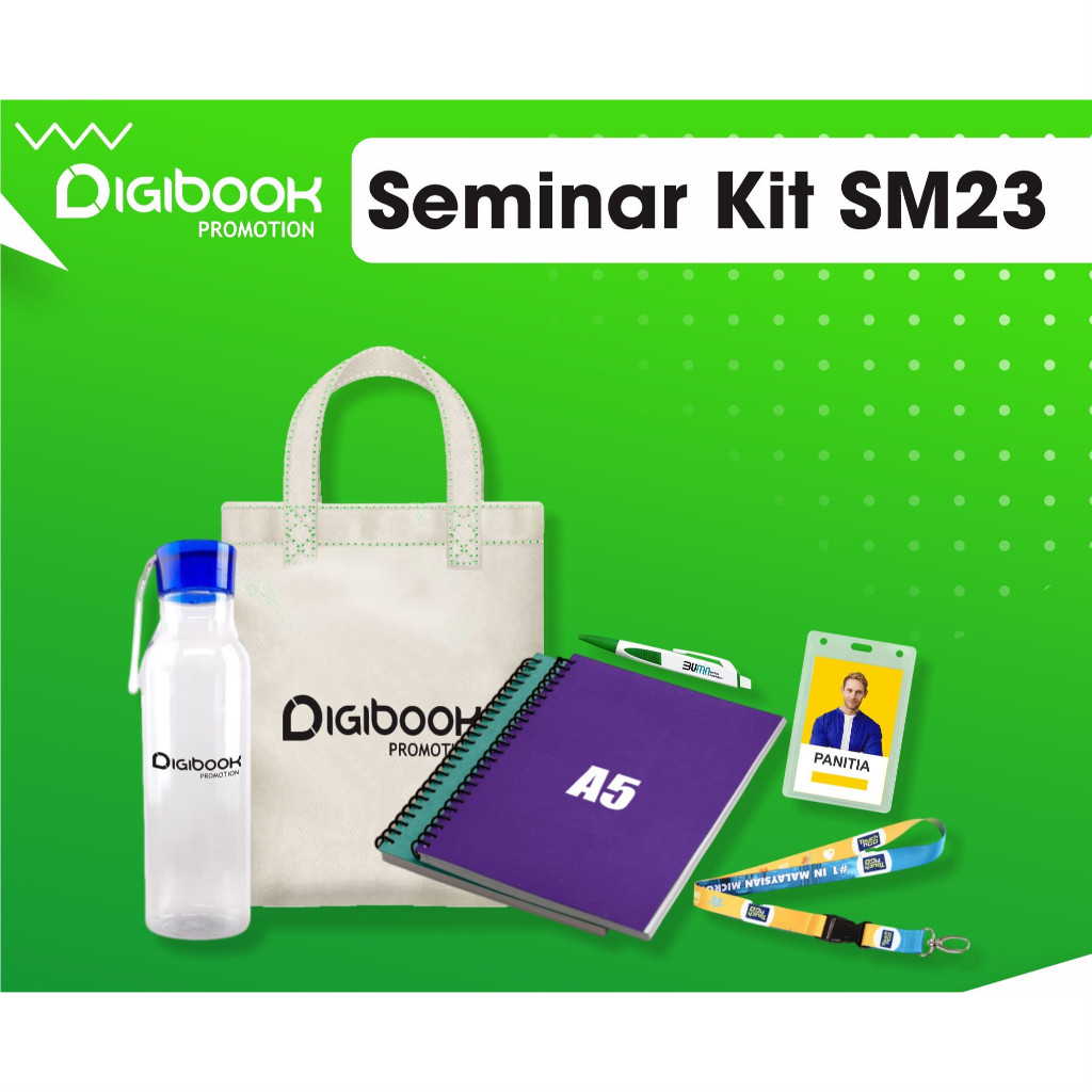 Jual Custom Paket Seminar Kit isi 6 Tas Canvas, Tumbler Colada ...