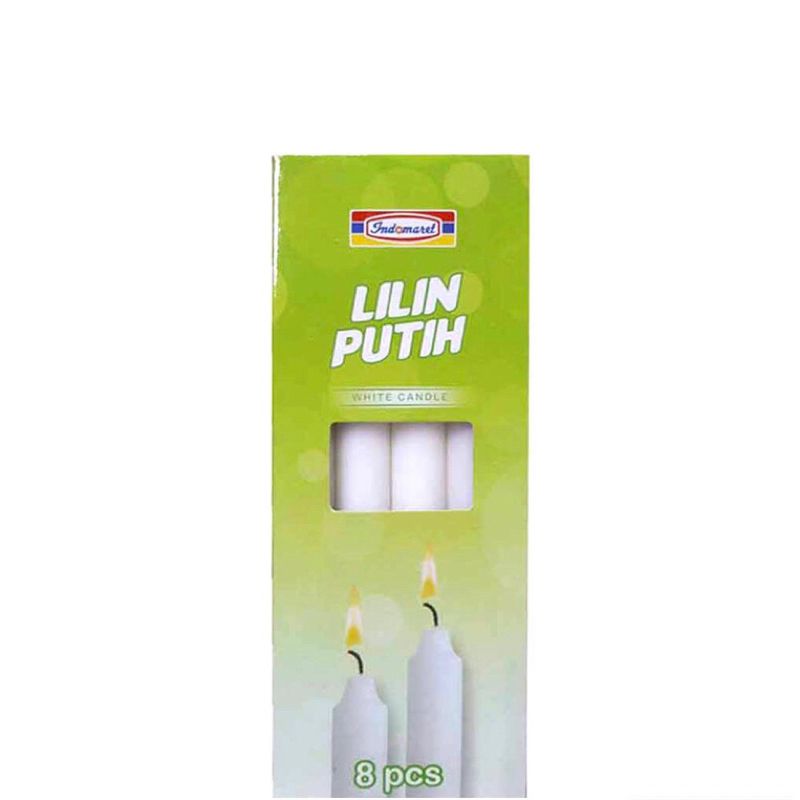 Jual Lilin Putih 8s indomaret alfamart | Shopee Indonesia