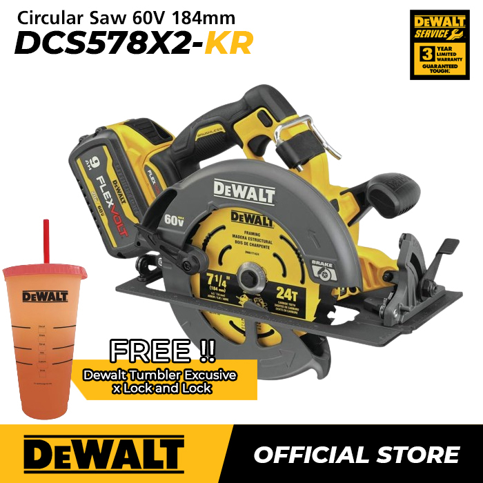 Jual Dewalt Brushless Circular Saw / Gergaji Sirkel Baterai 54/60 Volt ...