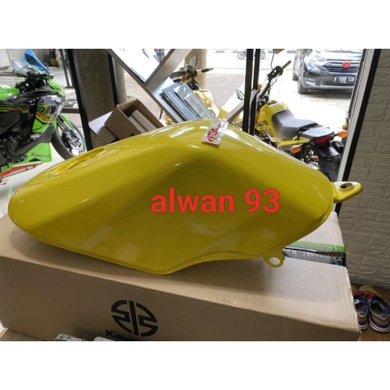 Jual tengki tangki ninja ss r kuning original kawasaki | Shopee Indonesia
