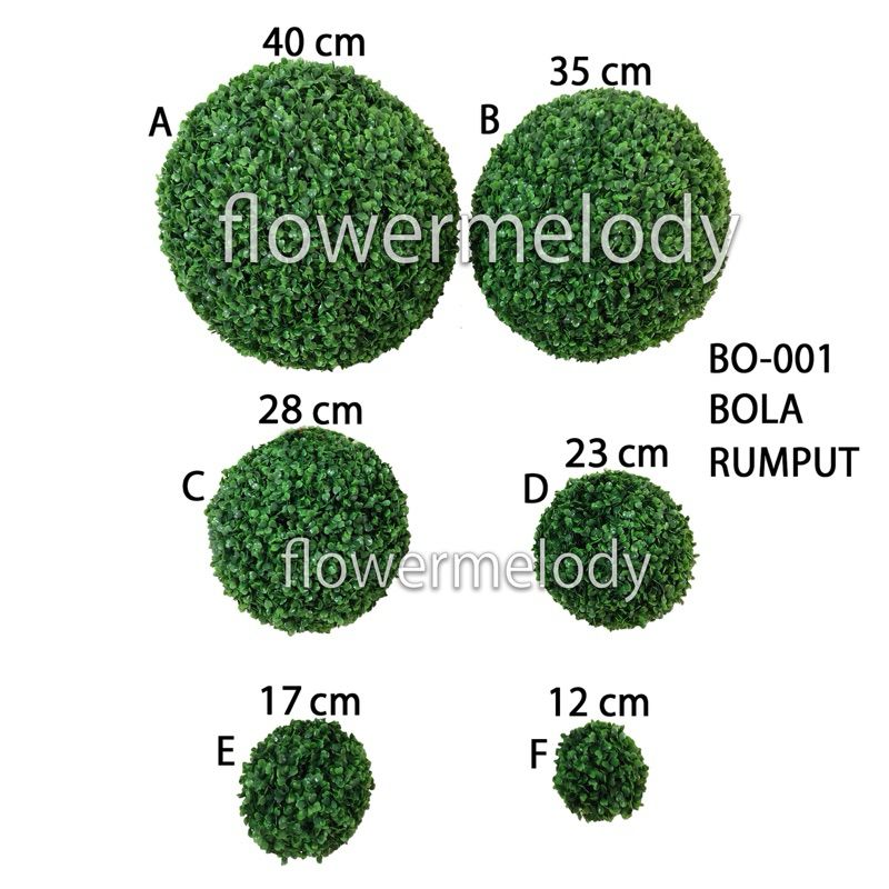Jual [BO-001] BUNGA BOLA RUMPUT ARTIFICIAL | Shopee Indonesia