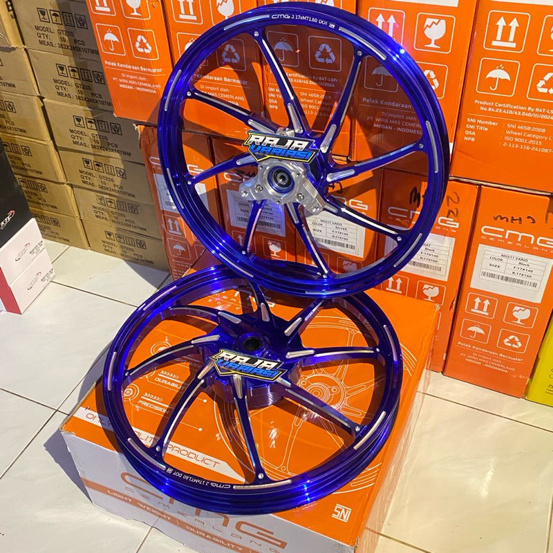 Jual VELG RACING CNC R17 Palang 8 untuk Yamaha Aerox Original Velg ...