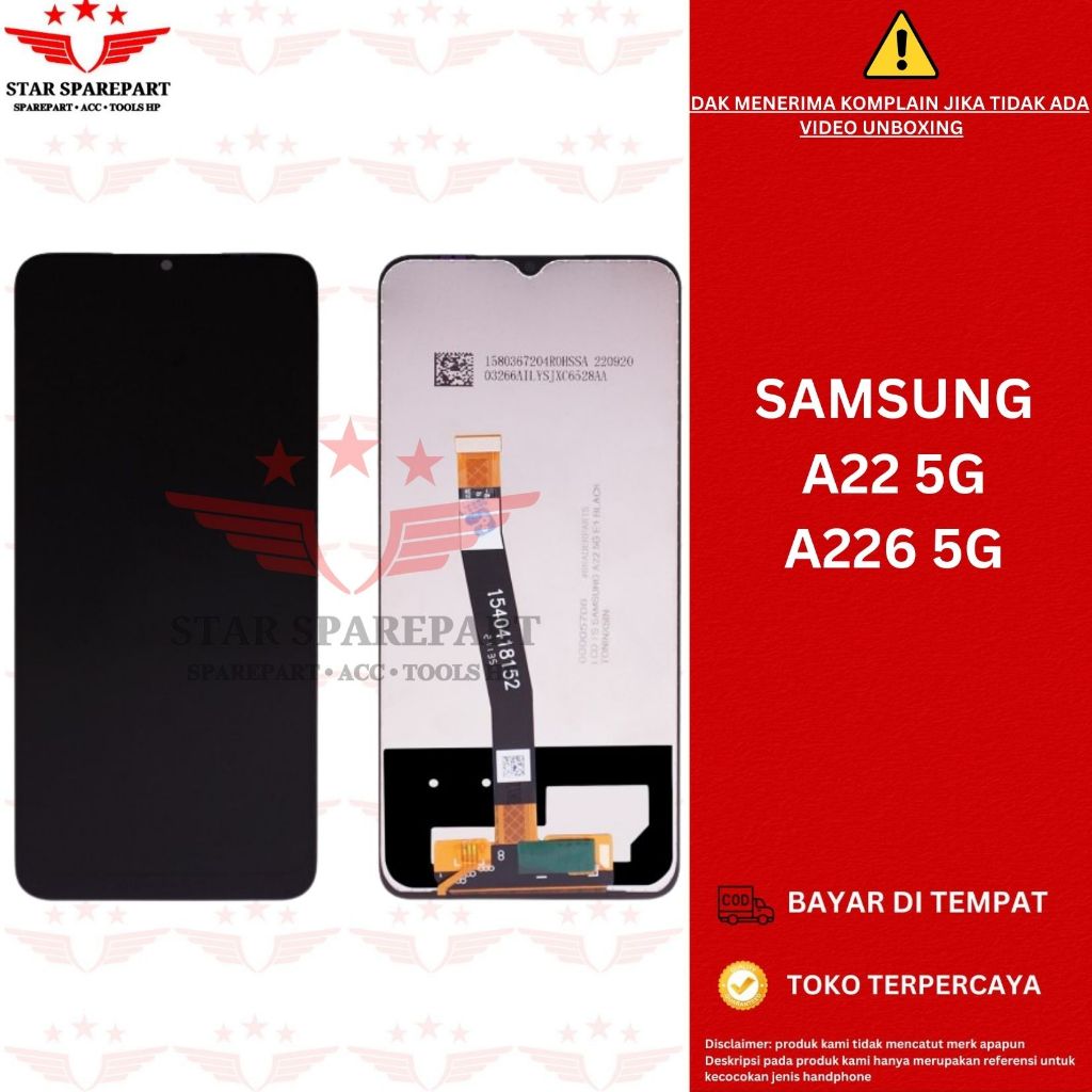 Jual LCD TOUCHSCREEN SAMSUNG A22 5G / A226 5G | Shopee Indonesia