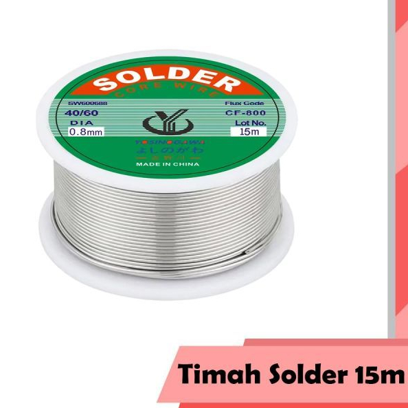 Jual Timah Untuk Solder 5M 10M 15M Pasta Solder Dengan Flux Core ...