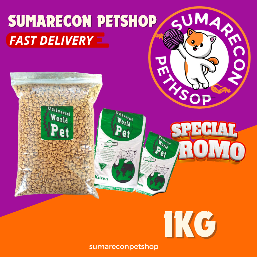 Jual UNIVERSAL KITTEN 1KG - MAKANAN ANAK UCING REPACK | Shopee Indonesia