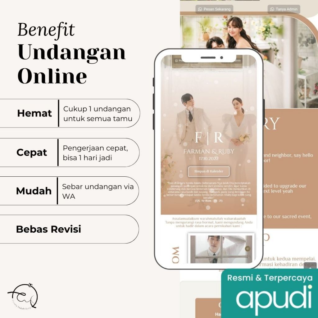 Jual Undangan Digital Paket Eksklusif Undangan Online Undangan Website ...