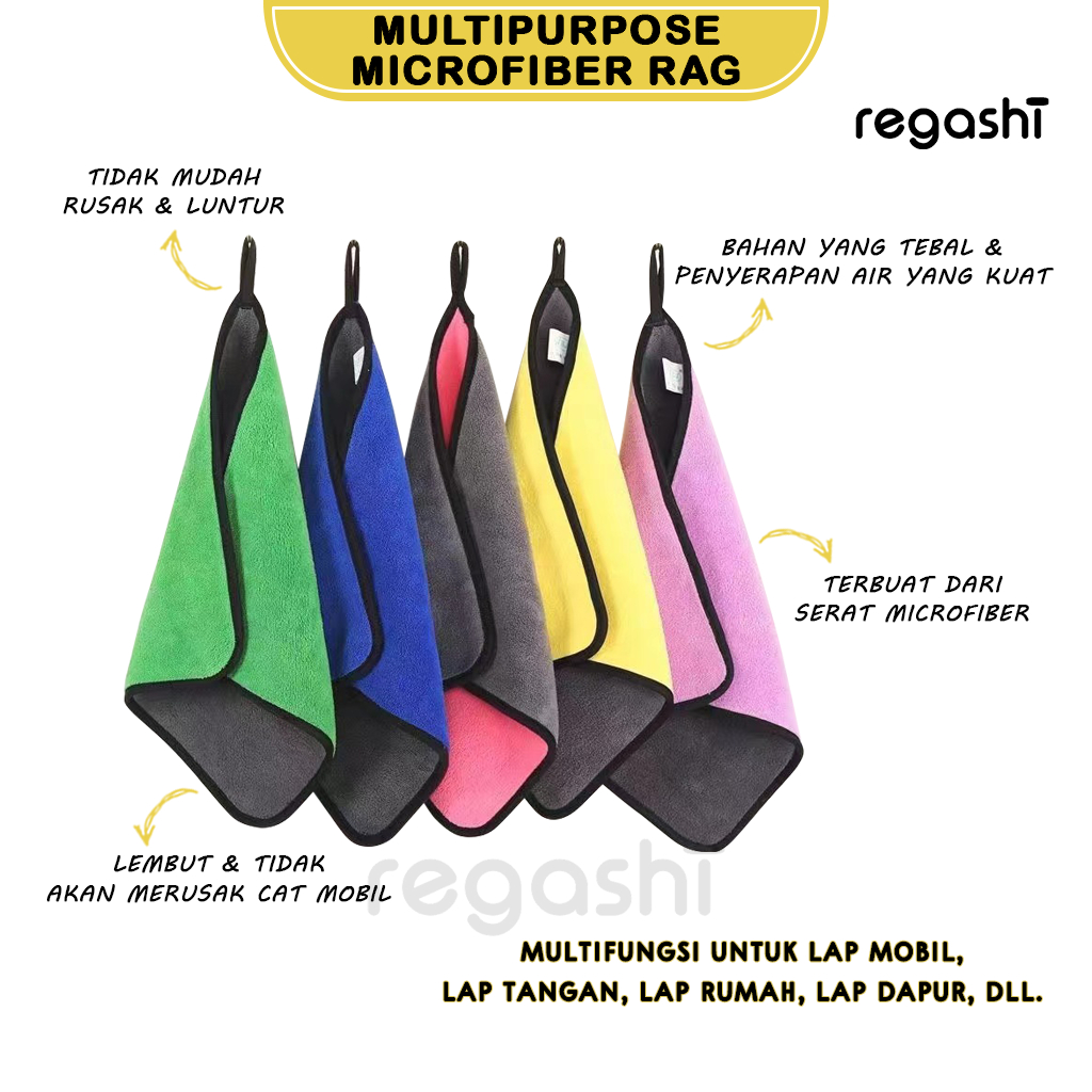 Jual Multipurpose Microfiber Rag | Kain Pembersih Microfiber | House ...