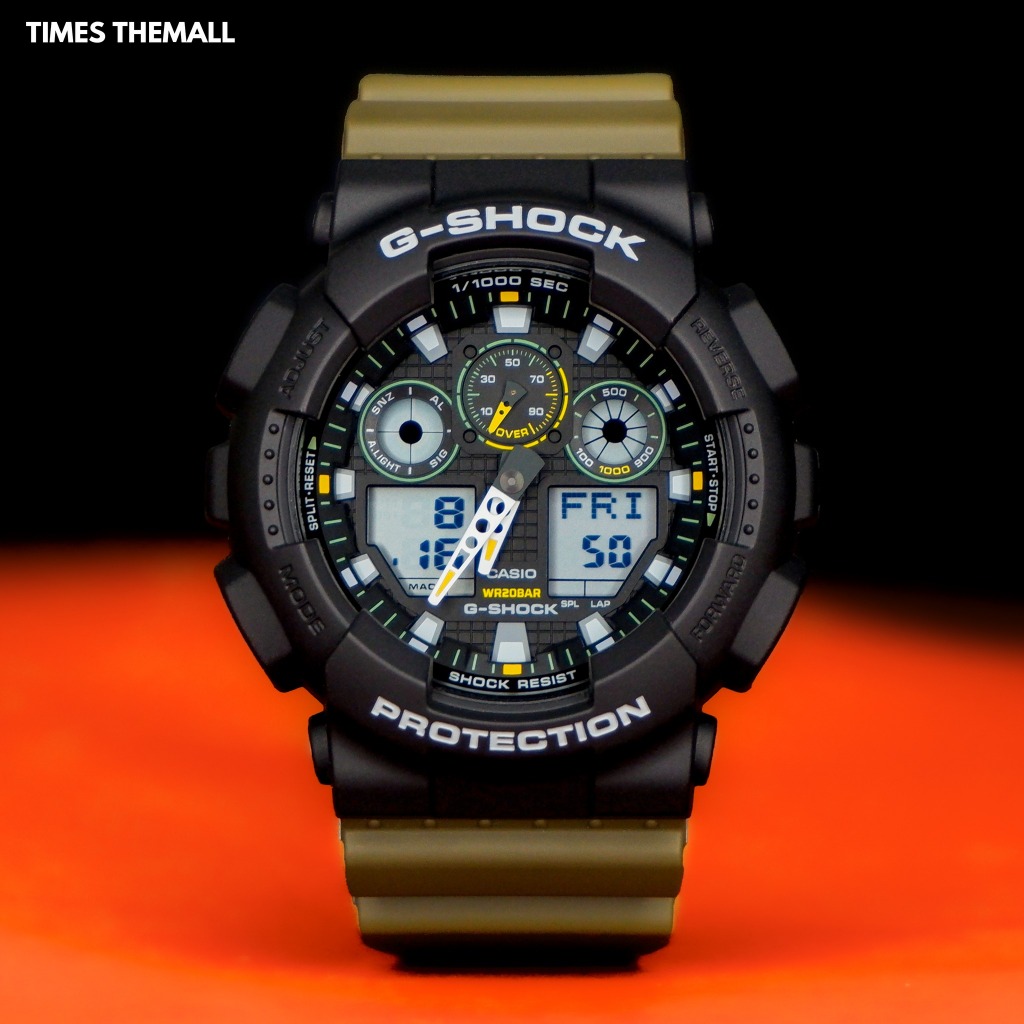 Jual JAM TANGAN PRIA CASIO G-SHOCK GA-100TU-1A3 GA100TU-1A3 ORIGINAL ...