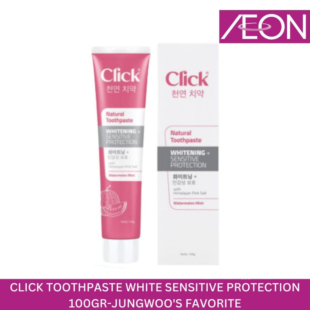 Jual CLICK TOOTHPASTE WHITE SENSITIVE PROTECTION 100GR-JUNGWOO'S ...