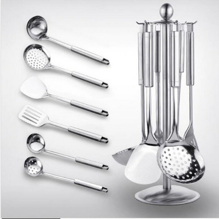 Jual Spatula Set Sutil Alat Dapur Alat Masak Stainless Kitchen Utensil ...