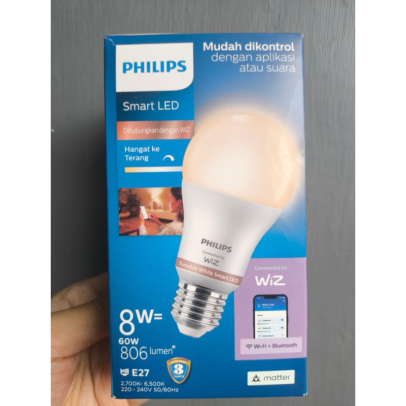 Jual Philips Lampu Smart LED 8W With Bluetooth - Tunable White (Putih ...